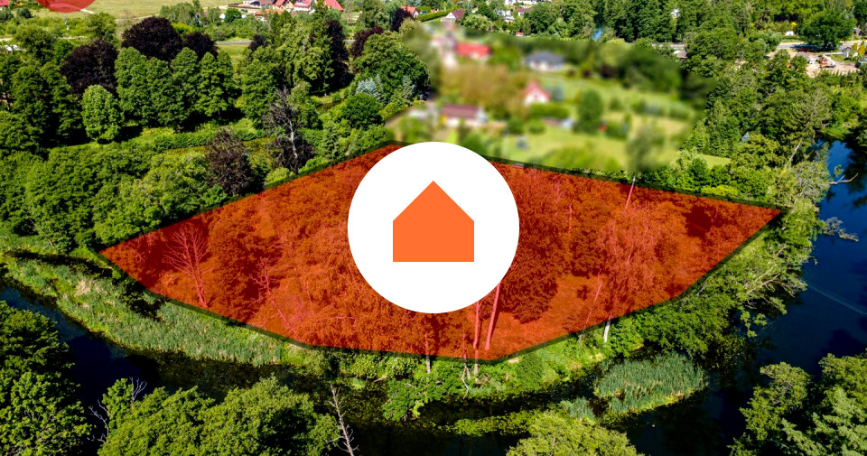 Wyjątkowa działka budowalna w zakolu rzeki Dobrzyca