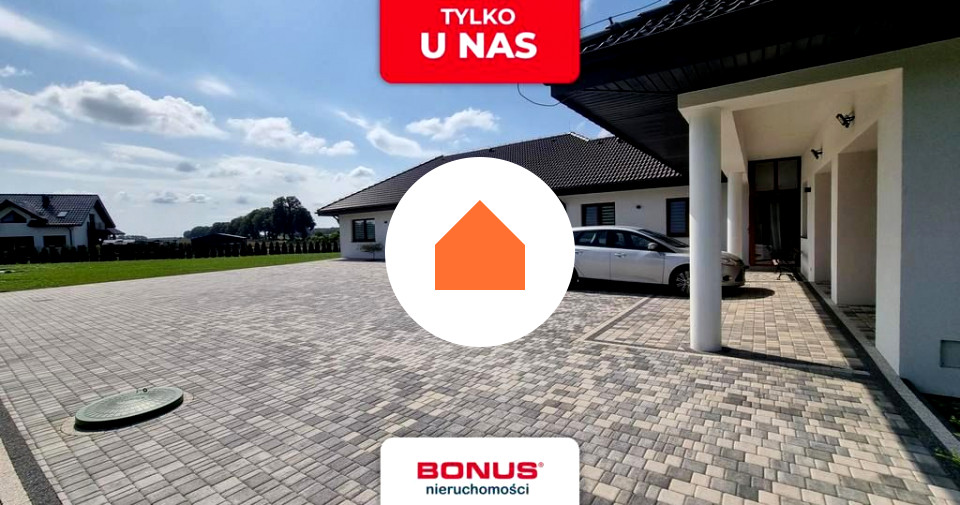 Dom parterowy; dwupokoleniowy i pod działalność Płoty