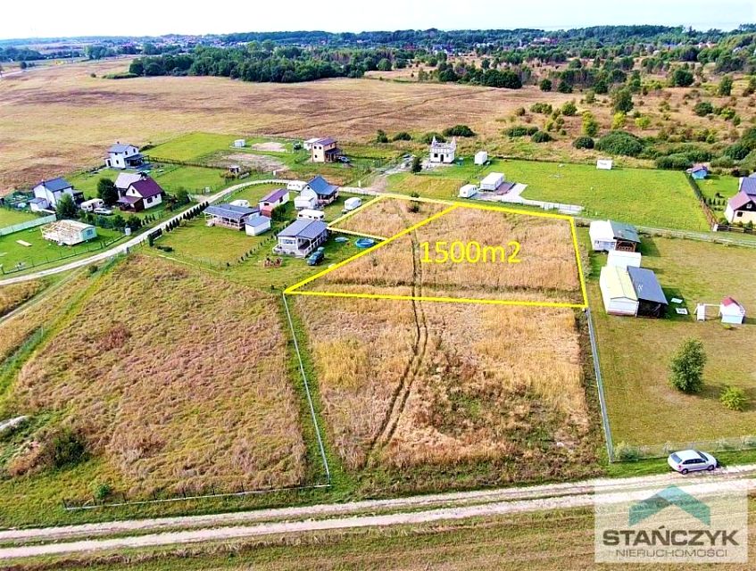 Sprzedam działkę 1500 m² nad rzeką Niechorze