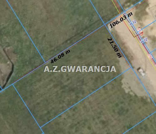 Działka 1006 m² pusta na sprzedaż Walidrogi