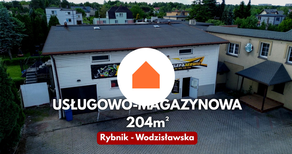 Sprzedam budynek użytkowy 204 m² ul. Wodzisławska, Rybnik