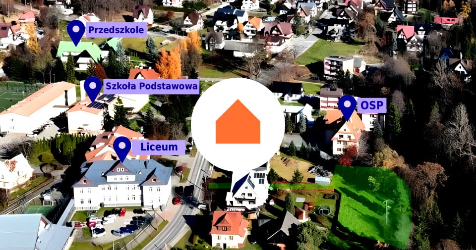 Działka 1168 m² w górach na sprzedaż ul. Kowaniec, Nowy Targ